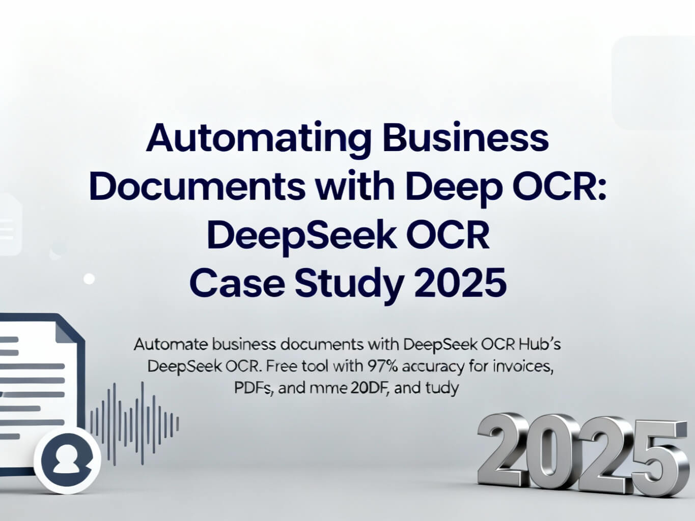 Deep OCR for Business: DeepSeek OCR Case Study 2025